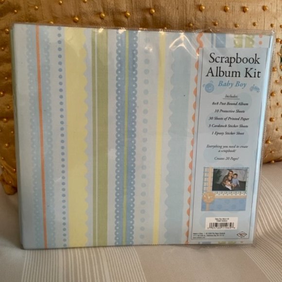 The Paper Studio | Storage & Organization | Scrapbook Album Kit Baby ...